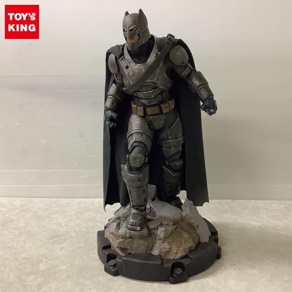 1円～ 店頭受取限定 破損 箱無 SIDESHOW プレミアムフォーマットフィギュア バットマンVSスーパーマン アーマード・バットマン ...